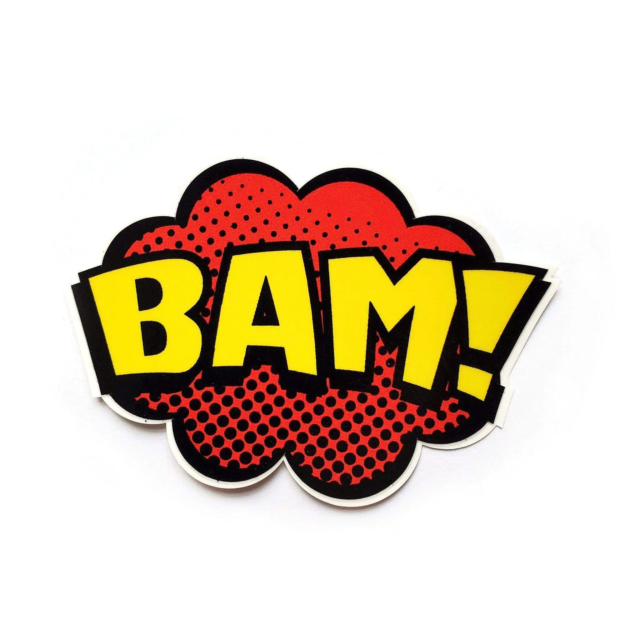 "BAM" Comic Book Sticker – Dorian's Top Selling Products