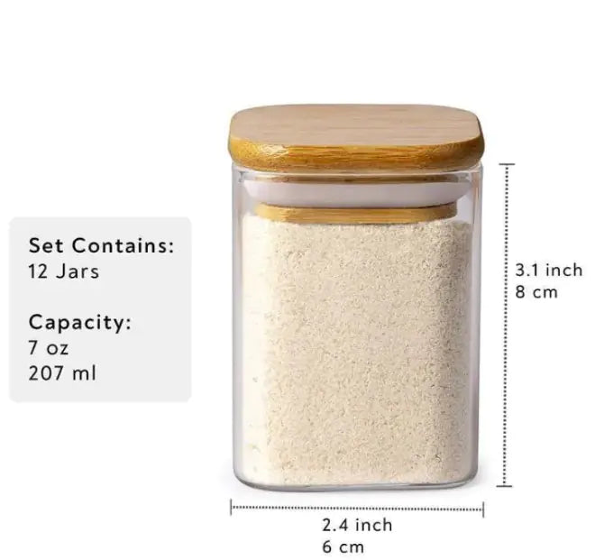 Glass Spice Jar Set – Dorian's Top Selling Products